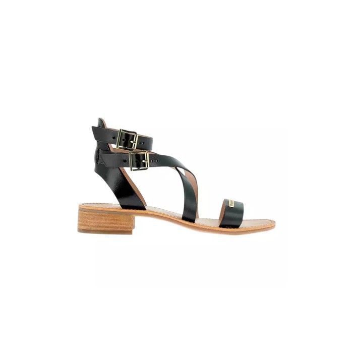 Sandales Les Tropeziennes Par M. Belarbi Hocean Noir Femme - Cuir ...