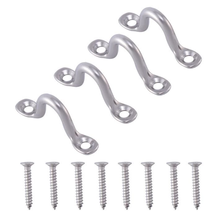 1 set multi-spécification vis C Type boucle poignée accessoire acier ...