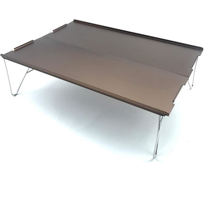 Table De Table Pliante Mini Table Pliante En Alliage D'Aluminium Pliant ...