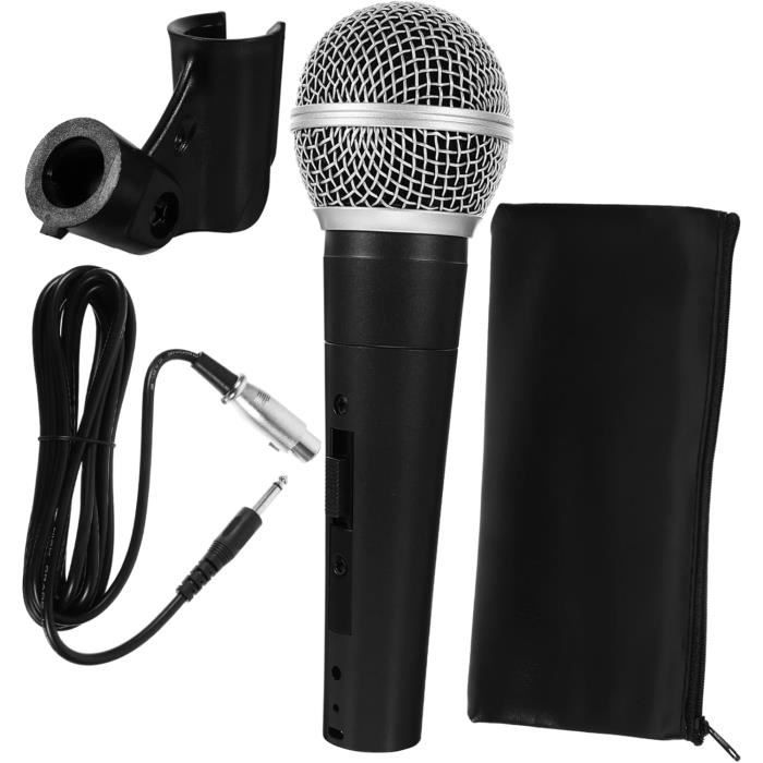 Micro Filaire Microphone Vocal Micro Dynamique Microphone Chantant ...