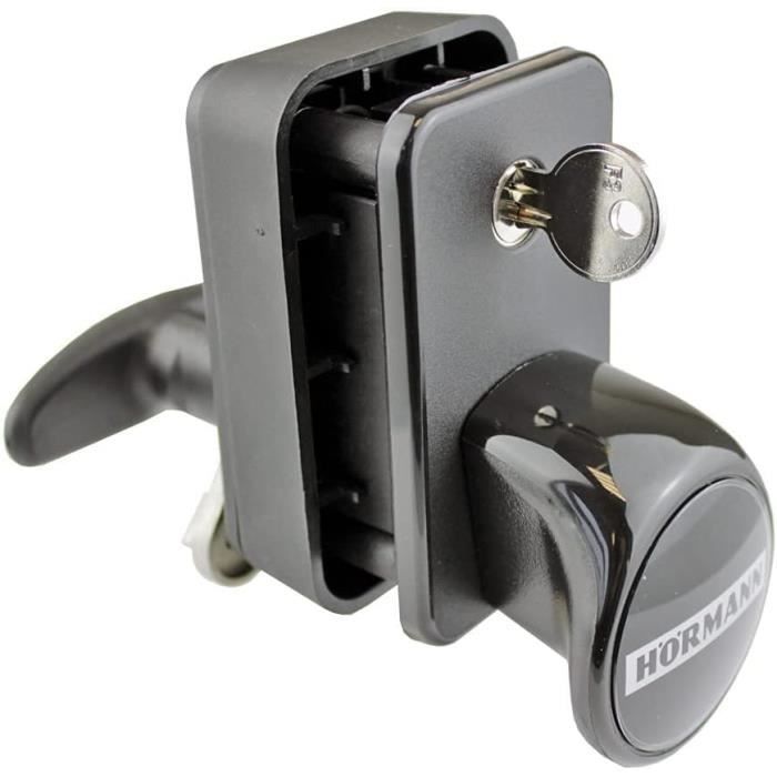 Hörmann 4015100 - Poignée De Porte Avec Serrure Pz Pour Porte De Garage ...