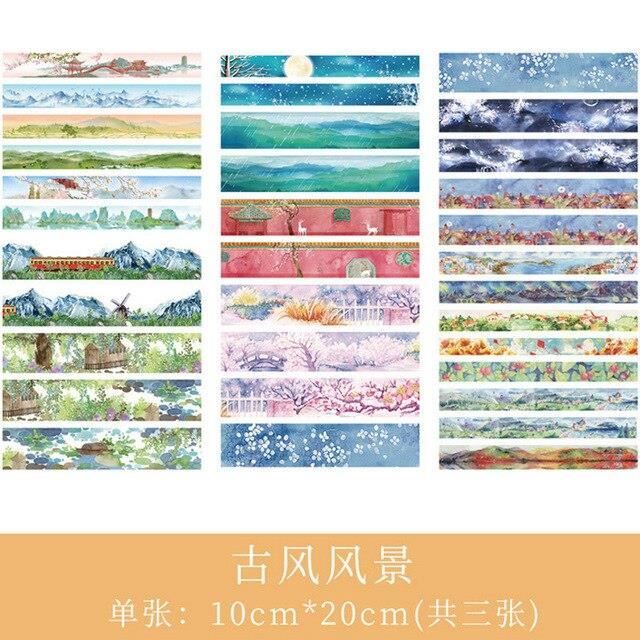 STICKER SCRAPBOOKING,16--autocollant fleurs feuilles, étiquette ...