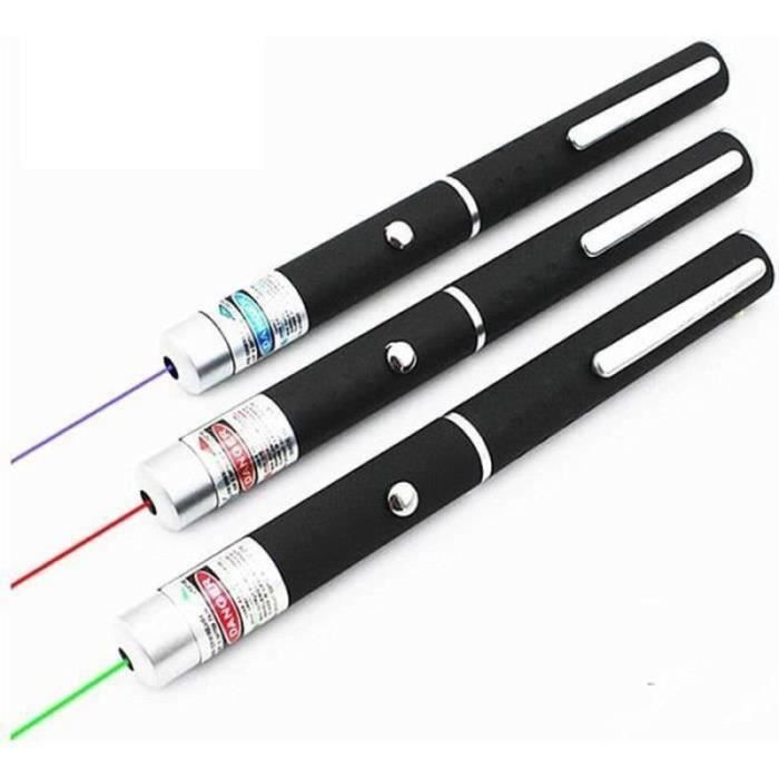 POINTEUR STYLO LASER PUISSANT LAZER POINTER LONGUE PORTEE 10 KM VERT ...