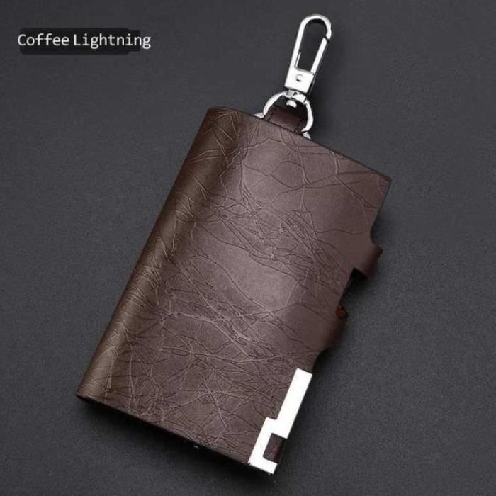 LL15652-PORTE-CLES - ETUI A CLE,porte clefs de voiture en cuir de ...