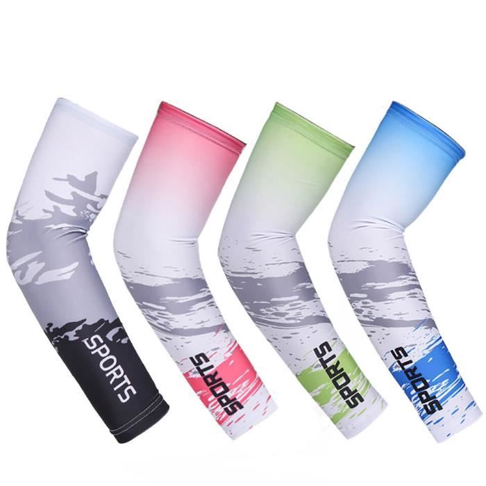 Manchon Bras - Loogdeel - manches de Protection solaire d'été - Blanc ...
