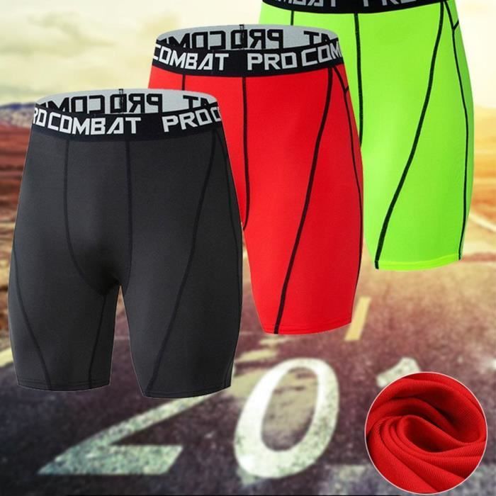 Short,Short de musculation élastique pour homme, collant de Compression ...