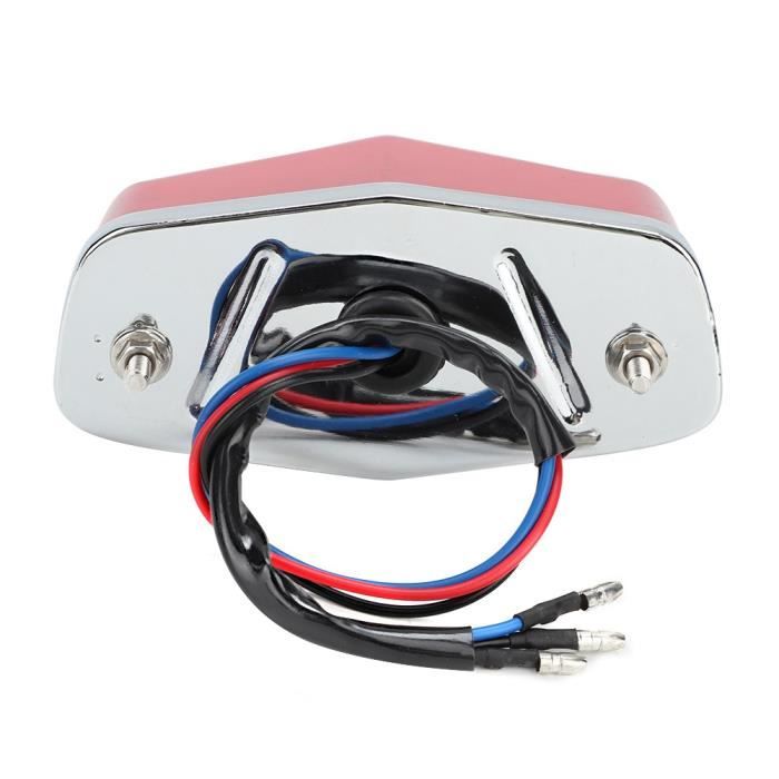 Shipenophy Feu arrière de moto Feu arrière LED pour moto, feu Stop ...