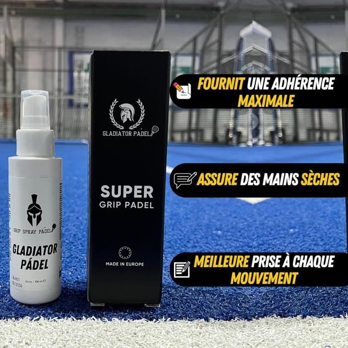 Spray Grip Padel Tennis et Magnésium Padel Tennis Spray Antidérapant ...