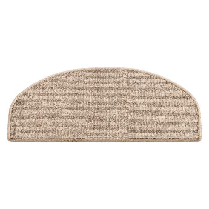 Lot de 15 marchettes d'escalier semi-circulaires antidérpantes 65 x 24 ...