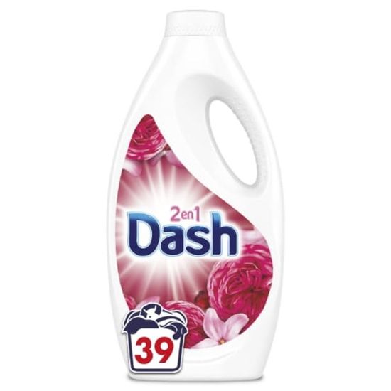 Lessive Liquide DASH 2-en-1 Coup de Foudre - 39 lavages - Cdiscount ...