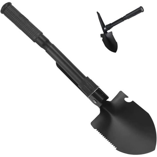 Pelle Pliante Pelle Militaire Mini Pelle Pliable Pelle Multifonction pour Randonnée Marche ...