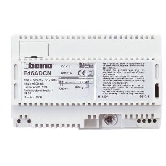 Transformateur BTICINO E46ADCN - Alimentation 230V vers 27V Continus 1 ...