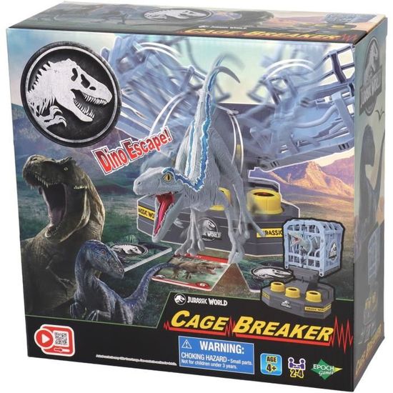 Jeu de société avec T-Rex et cage - EPOCH - Jurassic World Cage Breaker ...