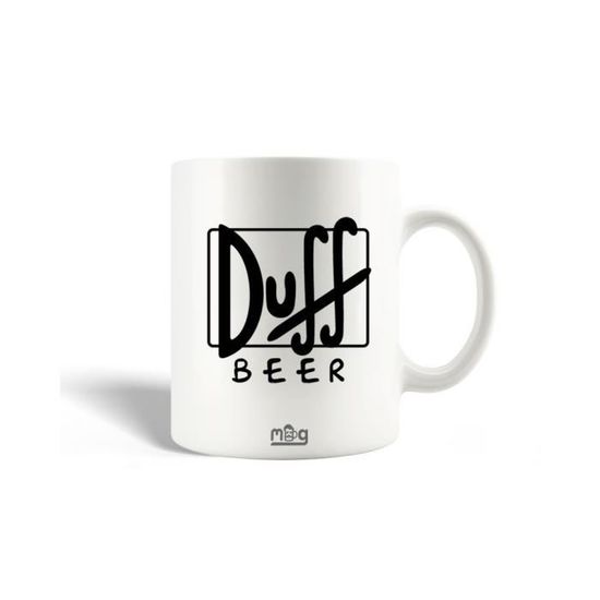 Mug - Simpsons - Duff Beer - Céramique - Noir - 30cl - Cdiscount ...