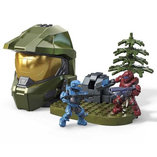 Mega Construx Halo - HHJ02 - Réserves - Pack 2 Figurines articulées 8cm ...