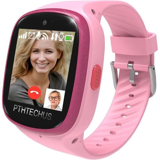 PTHTECHUS Montre Connectée Enfant, Montre Téléphone Garçon et Fille ...