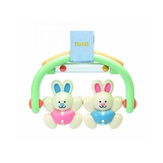 Jouet d'éveil - TOLO - Petits lapins rockeurs - Bleu - Multicolore ...