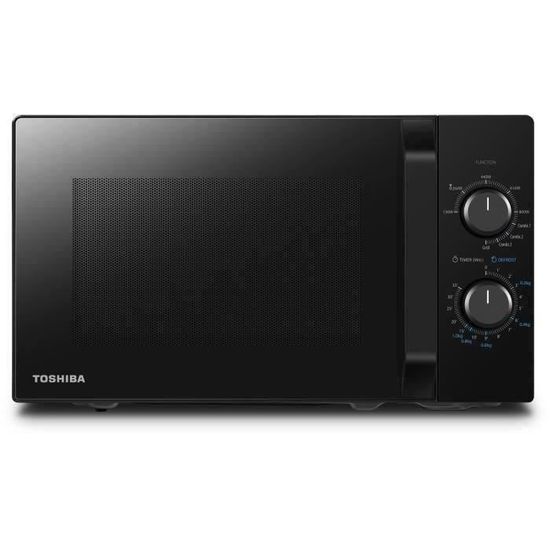 Micro-ondes grill pose libre - TOSHIBA - MW2-MG20P(BK) - Noir - 20L - 800W - Grill 1000W ...