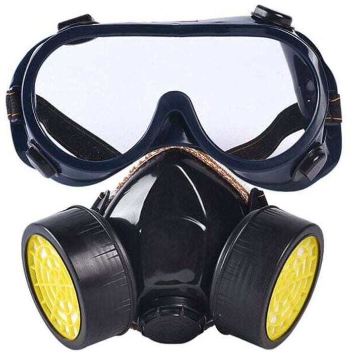 Masque respiratoire au charbon actif - ZOR® - 2 filtres - Anti ...