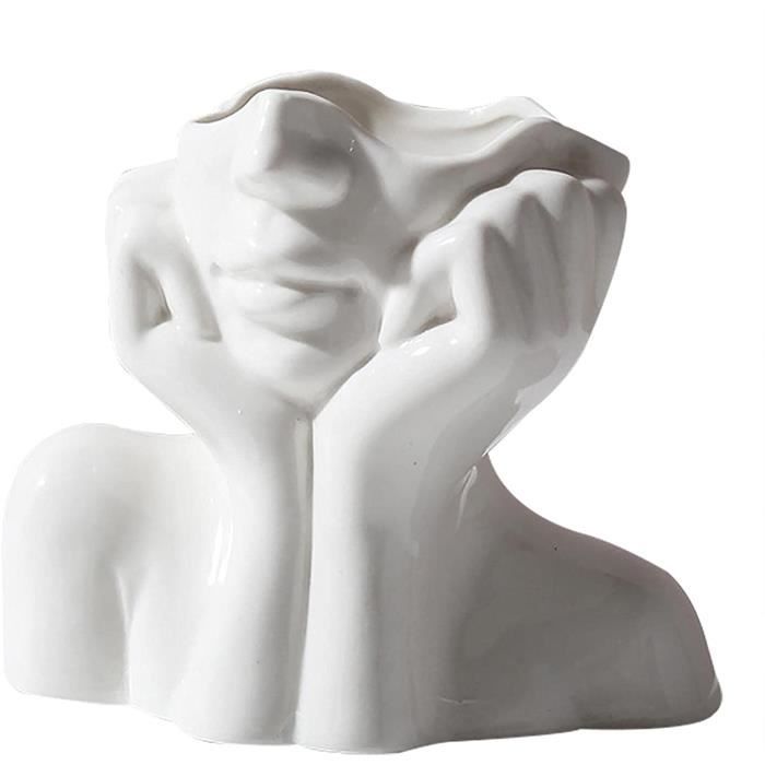 Vase de Corps Féminin, Vases Sculpture en Céramique Humaine, Vase Buste ...