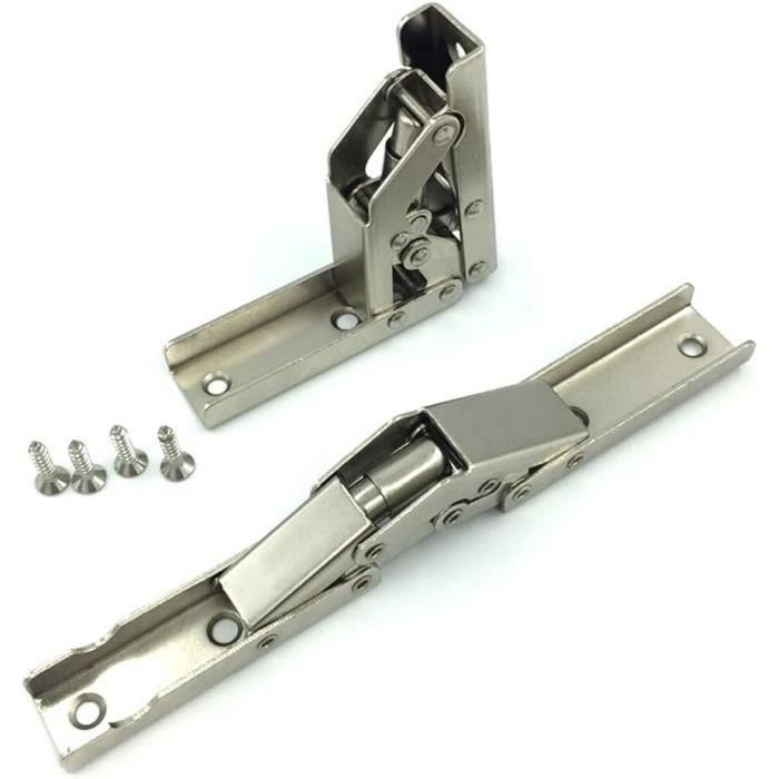 Acier Inoxydable 90 Degrés Pliants À Tablette Charnière Support Cachée ...