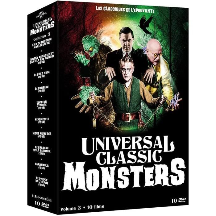 Coffret Universal Classic Monsters-Volume 3 - Les Classiques de l ...