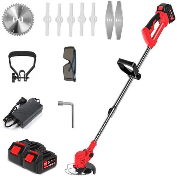 Weed Eater électrique sans fil coupe-herbe de jardin 21 V coupe-bordure-coupe-bordure sans fil ...