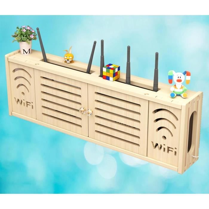 Support Box Internet Mural Rangement Box Internet Étagère Tv Murale ...
