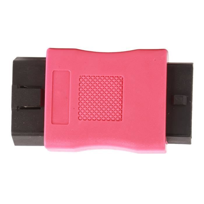 Dilwe répartiteur de câble Obd Adaptateur de connecteur OBD2 mâle à femelle Prise OBDII pour ...