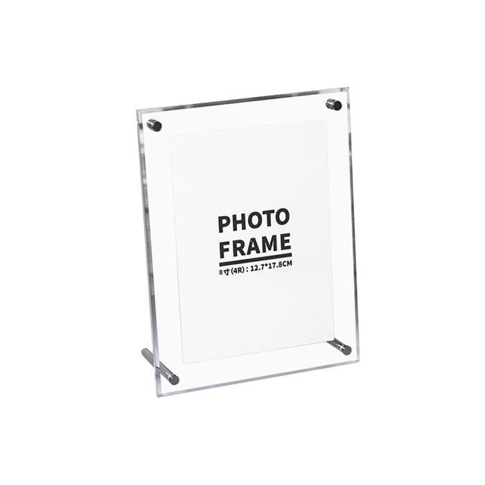 Cadre photo - EJ.LIFE - 8 pouces - Acrylique transparent - Support en ...