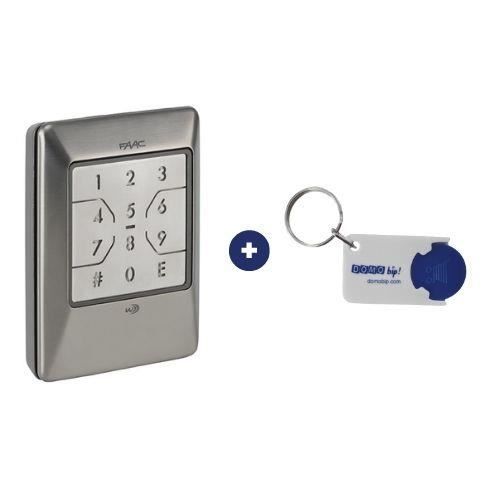 Clavier à code FAAC XKP W 868 INOX + 1 Porte-clés DOMOBIP offert - Cdiscount Bricolage