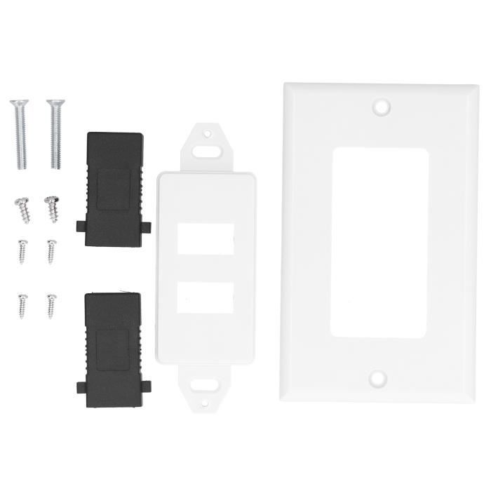 Plaque murale USB 3.0 - GAROSA - Double prise - 2 ports - Transmission ...