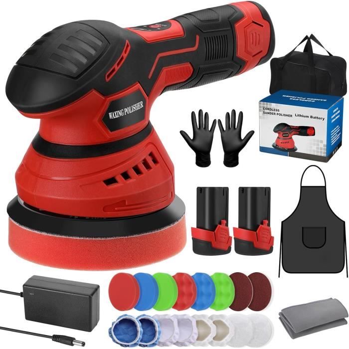 Polisseuse Voiture Sans Fil Machine À Polir Polisseuse Excentrique Avec ...