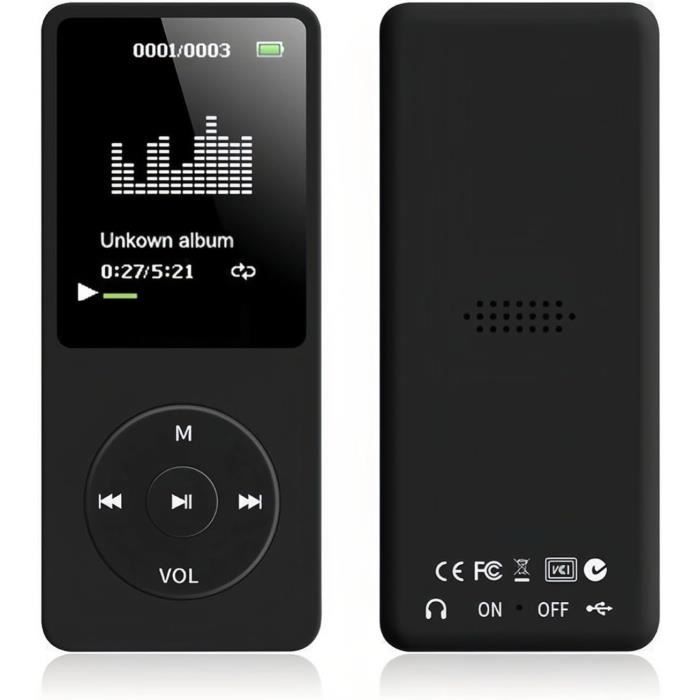 Lecteur Mp3 Mp4 Pour Enfants, Lecteur De Musique Mp3 Avec Écran Hd 1,8 ...