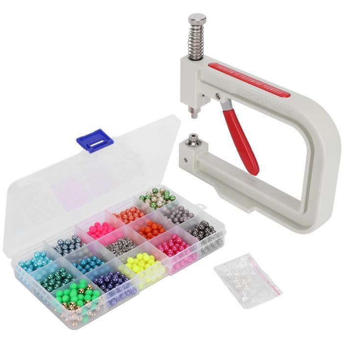 Sonew Machine à perles à poser - Appareil à perles fait main, boutons ...