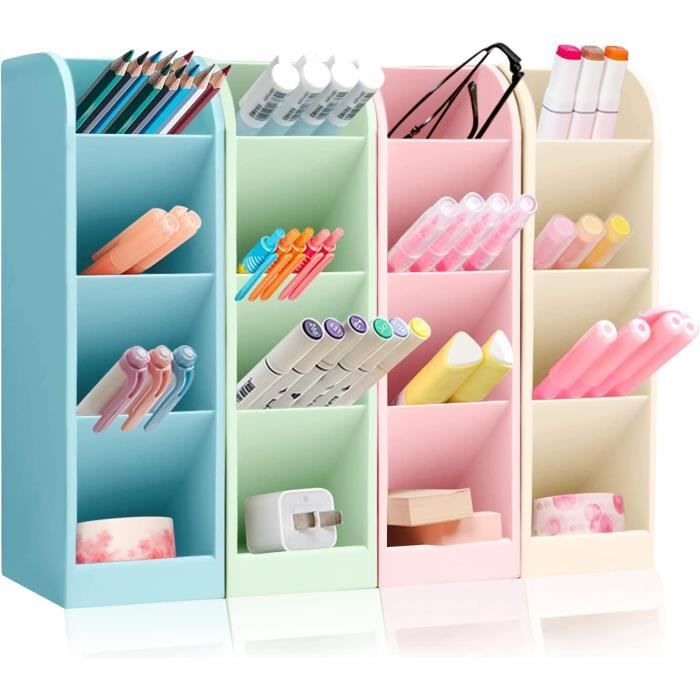 Set de 4 Organisateur de Stylo, Support de Stockage de Stylo Quatre ...
