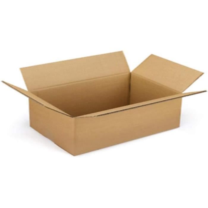 10 boîtes de carton 40 x 30 x 10 cm – Emballage Carton Mono Onda pour ...