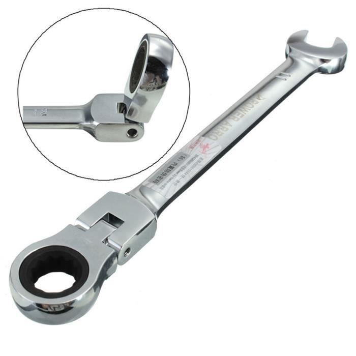DANIU Clé Mixte à Tête Pivotante Outil Métrique de Garage 11mm QK40757 ...
