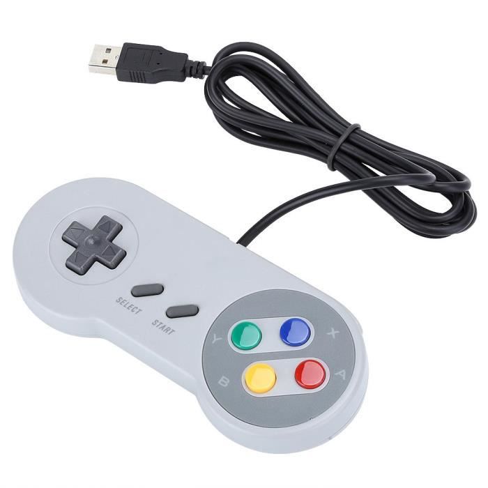 Zerone Joystick rétro Manette de jeu rétro USB manette de jeu pour PC ...