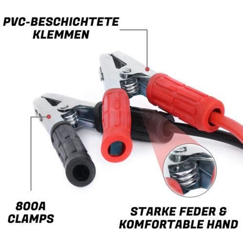 Câble de pontage pour camions et voitures 3000Amp 50mm² Set de câbles ...