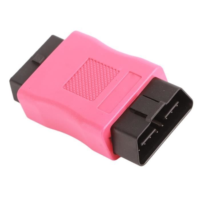Dilwe répartiteur de câble Obd Adaptateur de connecteur OBD2 mâle à femelle Prise OBDII pour ...