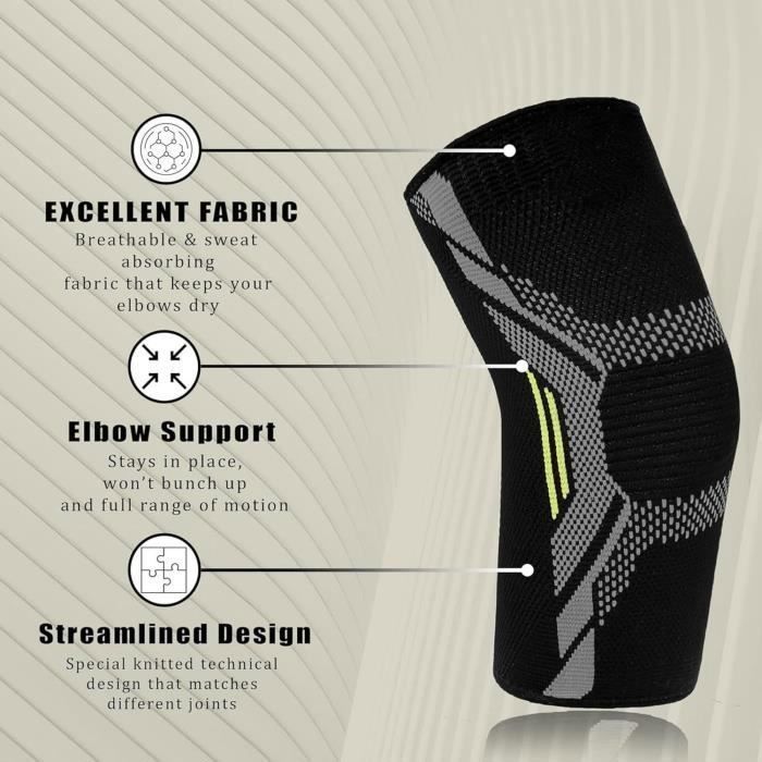 Coudière de Compression pour Tendinite et Épicondylite - Marque ...