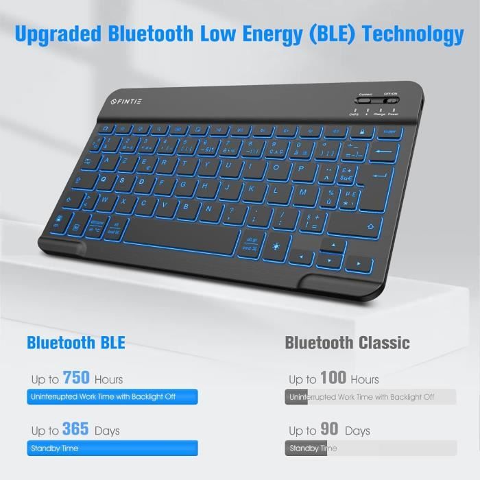 Clavier Pour Samsung Galaxy Tab S6 Lite 10.4 Pouces 2024-2022-2020 ...