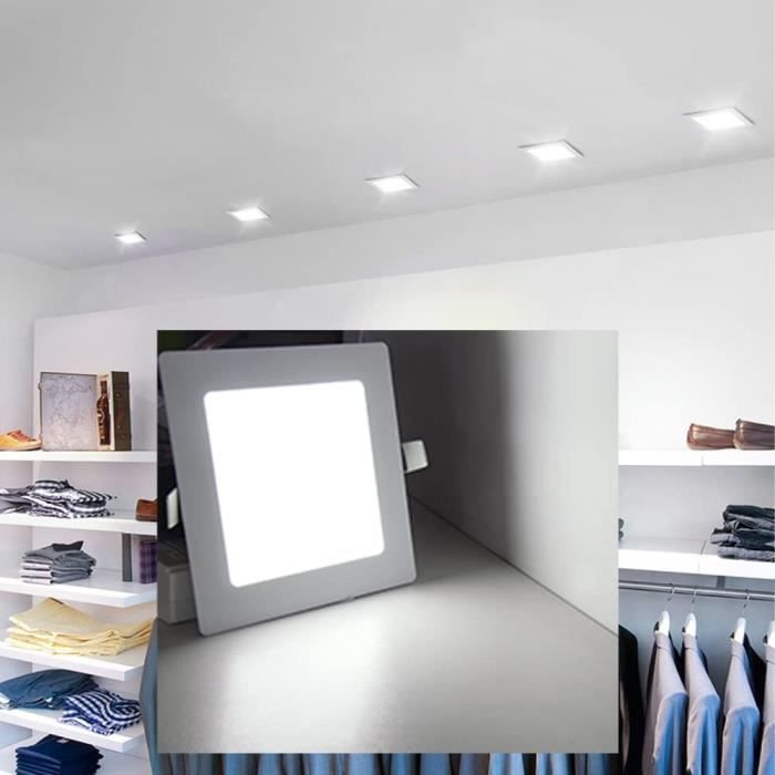 Spot Led Encastrable Extra Plat, 9W 810 Lumen Ø145Mm, Plafonnier Led ...