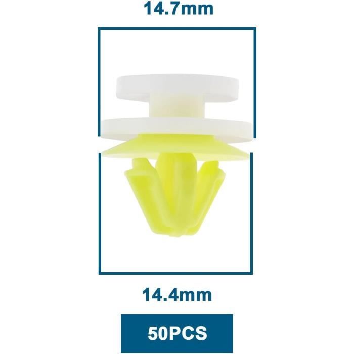 Store Lot De 50 Clips De Rechange Pour Panneau Intérieur De Portière De ...