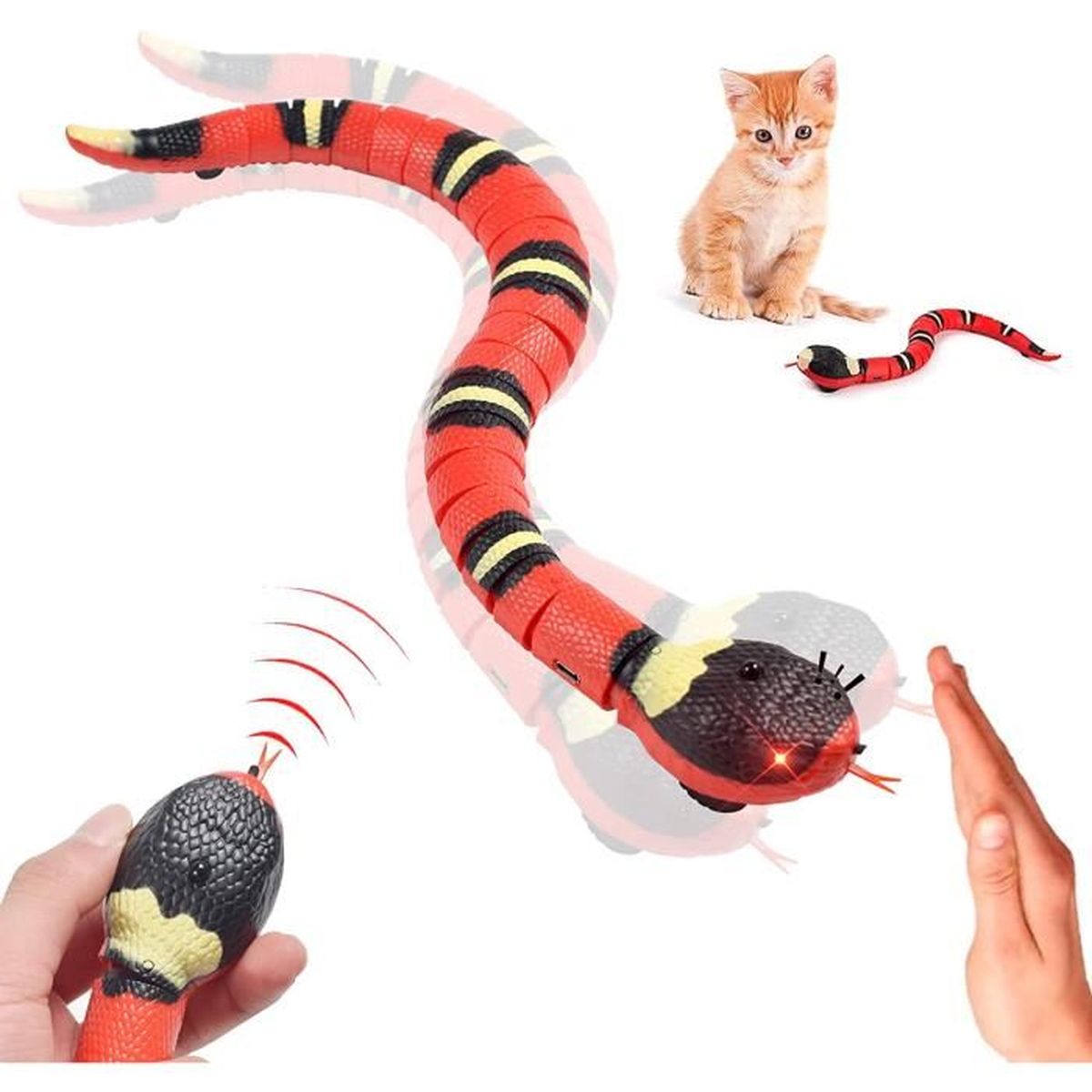 Jouet de Serpent à détection Intelligente pour Enfants, Jouet de ...