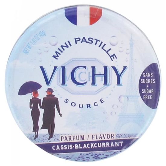 -Pastille Vichy Mini Pastilles Parfum Cassis Sans Sucre 40 g ...