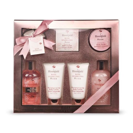 Coffret cadeau soins de beauté - Bloomfield - Rose - 6 produits - Sans ...