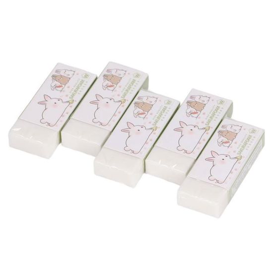 SALALIS gomme artistique Gommes à Texture douce, 5 pièces, faciles à ...