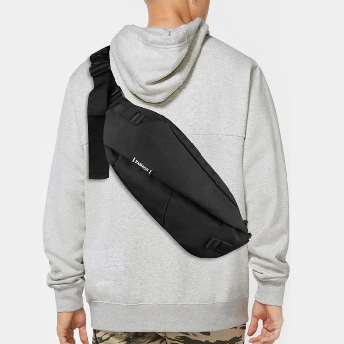 Grand sac banane TSV avec sangle réglable, sac de poitrine de voyage ...